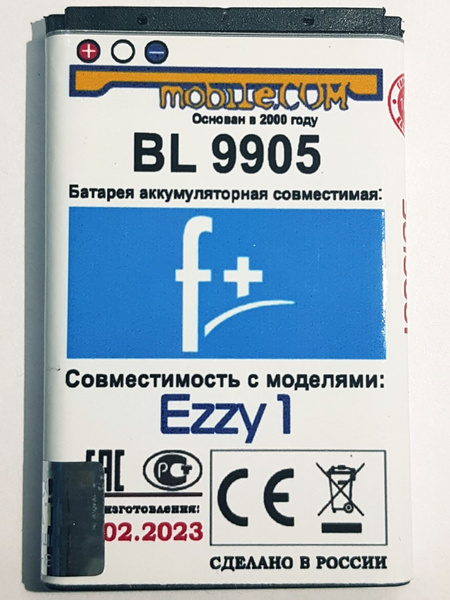 Аккумулятор F+ Ezzy 1 (BL9905) для телефона, на 1020mAh (УСИЛЕННЫЙ) Ver16,6 - купить с доставкой ...
