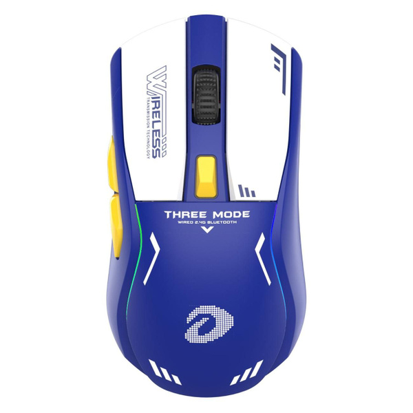 Игровая мышь беспроводная DAREU A950 Blue 6950589912963, белый, синий ...