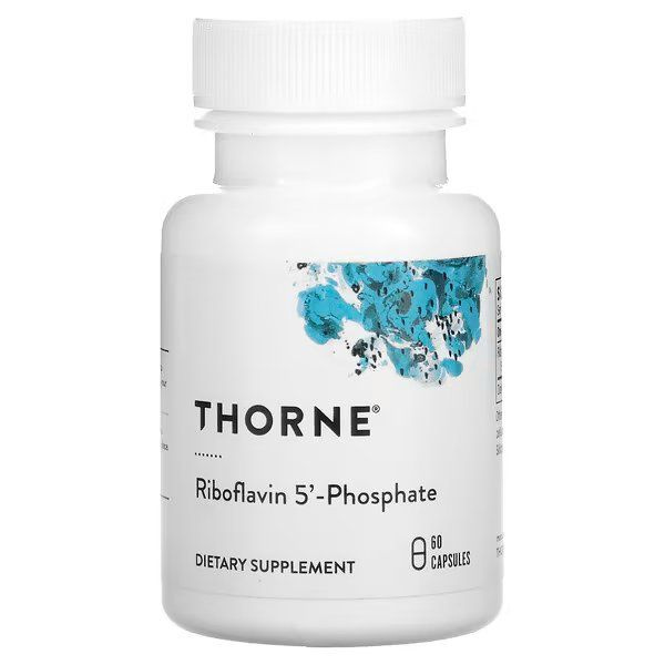 Thorne, Рибофлавин 5' фосфат, 60 капсул - купить с доставкой по ...