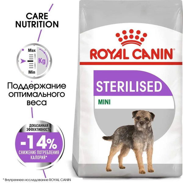 Сухой корм для стерилизованных собак Royal Canin Mini Sterilised для ...