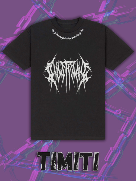 Футболка TIMITI, размер 50, 52, цвет черный, серый, Хлопок 100% ...