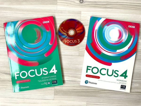 Focus 4 Second Edition Комплект Учебник Рабочая Тетрадь Диск купить