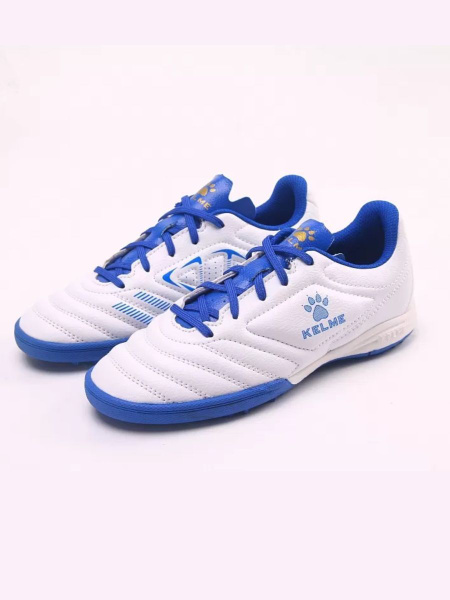 Сороконожки для футбола KELME, 37, белый, синий - купить по выгодной цене в интернет-магазине ...