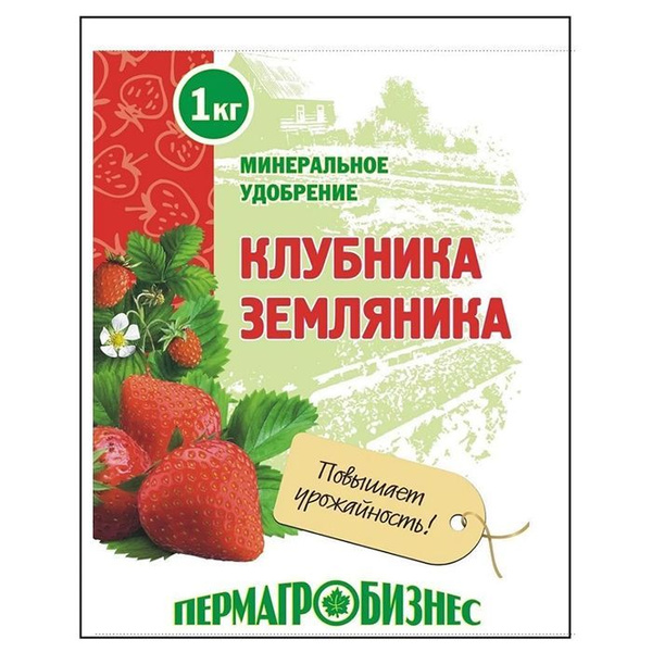 Удобрение Клубника-земляника 1 кг - купить с доставкой по выгодным ...