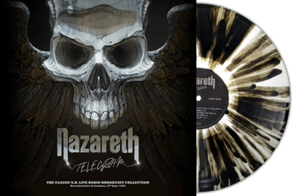 Nazareth Telegraph Live In London 1985 Clear Black Splatter Vinyl (LP ...