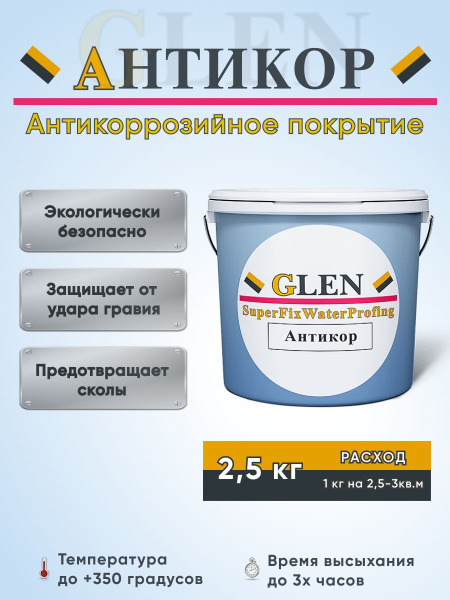 Состав для гидроизоляции Глен 2.595 кг - купить по низким ценам в ...