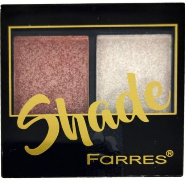 Farres cosmetics Тени для век, Shade двухцветные, тон 03 бежевый ...