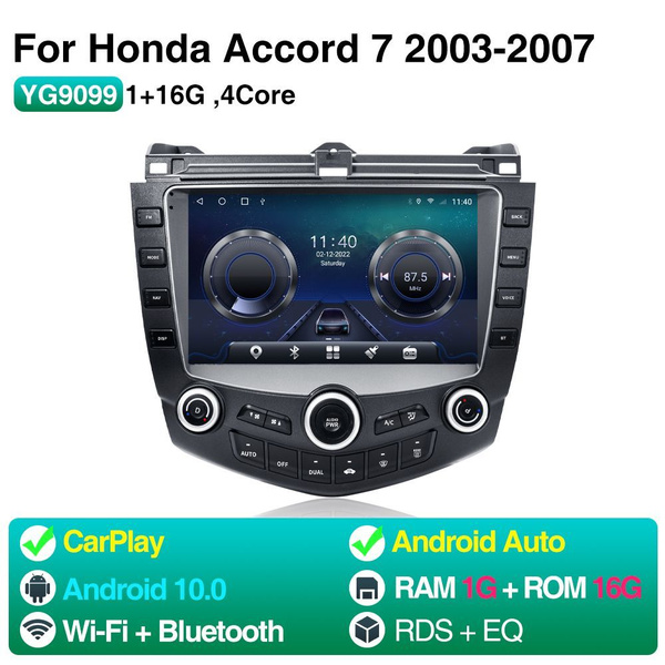 Штатная магнитола для Хонда Аккорд 7 Honda Accord 7 2003-2007, YG9099 ...