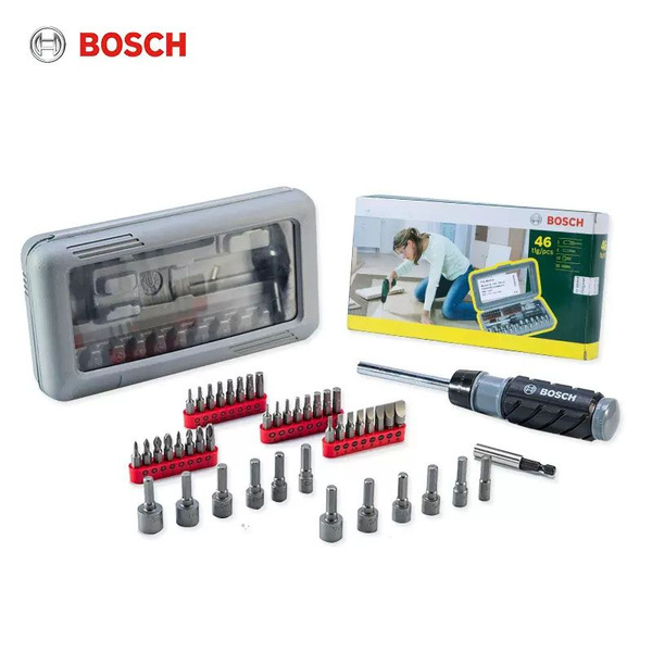 Набор отверток с трещоткой Bosch Bosch 46 предметов - купить с ...