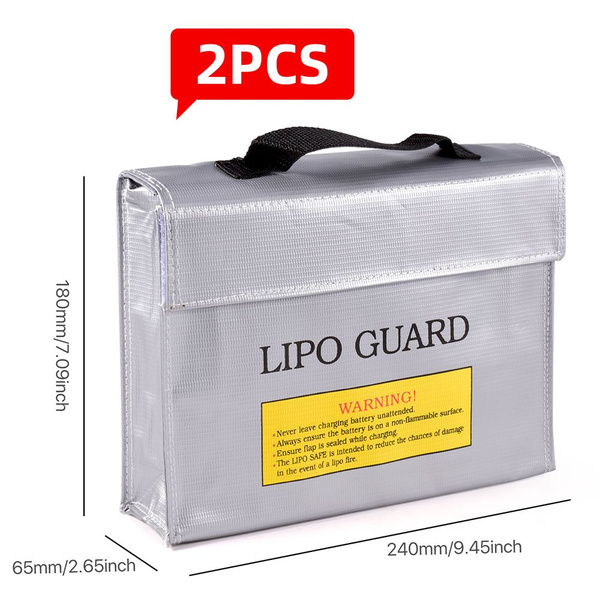 2 шт. Lipo Guard Battery Safe Сумка огнеупорная для радиоуправляемых ...