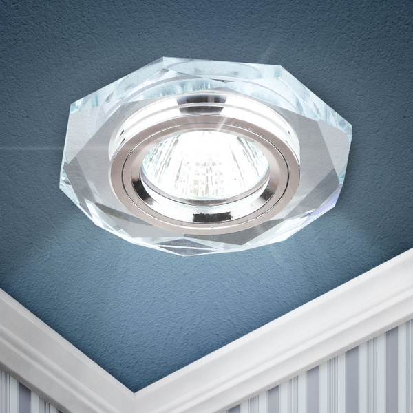 Cветильник потолочный встраиваемый DK5 СH/SL ЭРА / Спот потолочный ...