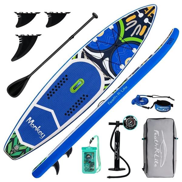 SUP board MONKEY FUNWATER двухслойный 3,5 м с веслом и страховочным ...