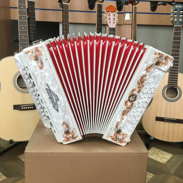 S5XL-A-WH Гармонь "Чайка-314-Люкс" с регистром, белая - купить с доставкой по выгодным ценам в ...