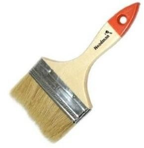 Кисть плоская 100мм 4" натур.щетина Basic /682-007 1/12 купить по ...