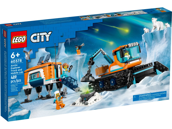 лего City серия, LEGO 60378 Arctic Explorer Truck and Mobile Lab, lego ...