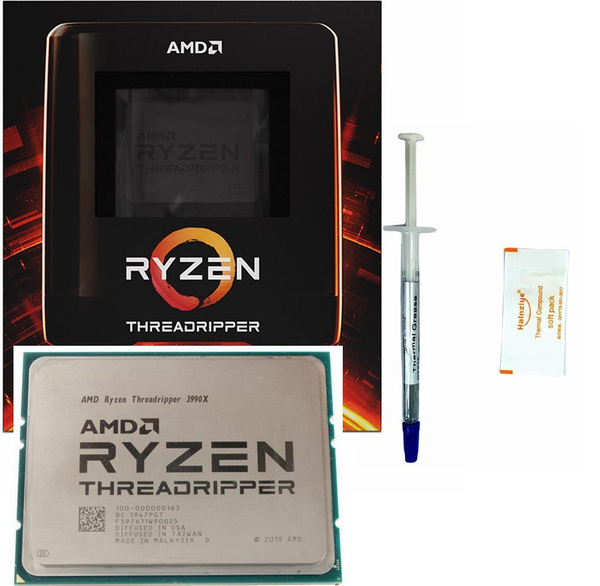 Процессор AMD 100-100000163WOF Ryzen Threadripper, BOX (без кулера), 64 ...