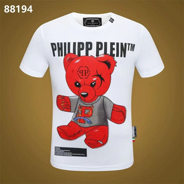 Футболка PHILIPP PLEIN, размер 50, цвет белый, Хлопок - купить по ...