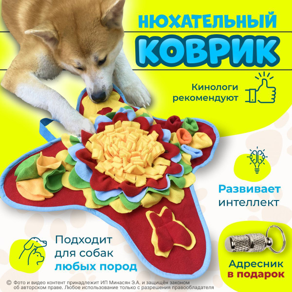 Нюхательный коврик игрушка для собак - купить с доставкой по выгодным ...
