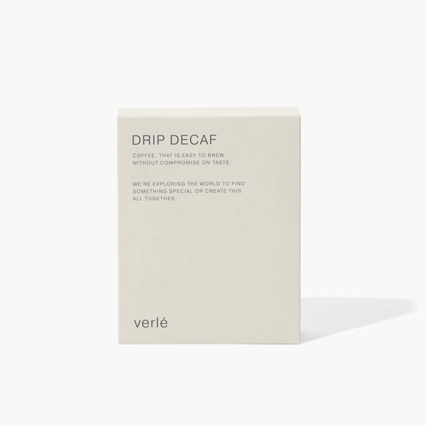 Кофе молотый в дрип-пакетах Verle DRIP BOX DECAF SPECIAL RELEASE 6шт ...