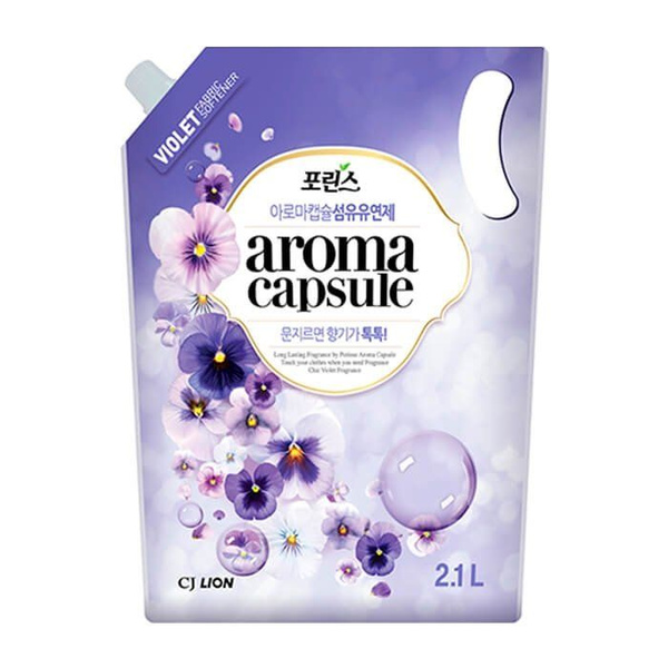 Кондиционер для белья с ароматом Фиалки "Aroma Silk", 2.1 л (мягкая ...