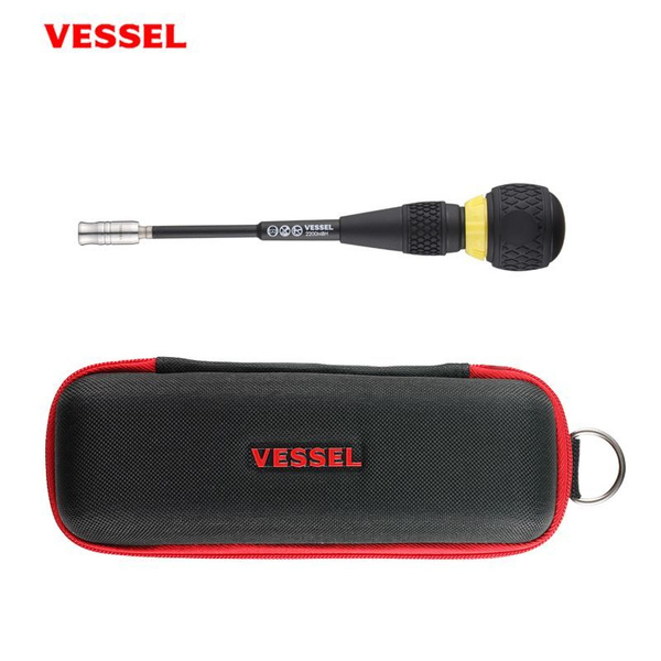VESSEL Набор отверток храповиком 1/4" Сменный хвостовик футляр для ...