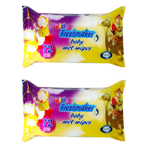 FRESHMAKER Влажные салфетки 72 шт - купить с доставкой по выгодным ...