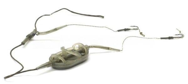 Готовая оснастка Orange карповая №42 Classic Flat Method Leadcore, для ...