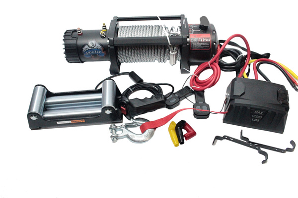 Характеристики Мощная электролебедка со стальным тросом Electric Winch ...