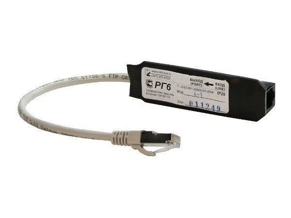 Грозозащита RJ-45 Info-Sys РГ6 (male-female) купить на OZON по низкой ...