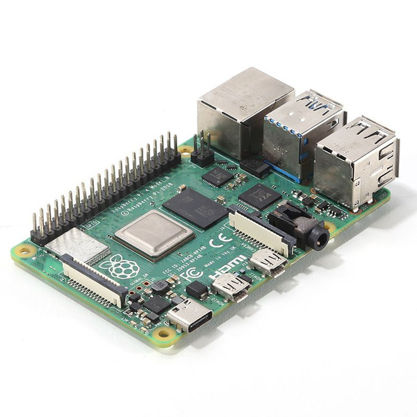 Микрокомпьютер Плата 4b 4G Linux Vision Python Комплект программирования Raspberry Pi5_Зеленый ...