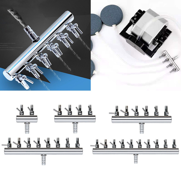 2 4 6 8 10 ходовой аквариумный клапан регулирования расхода воздуха разветвитель воздушной