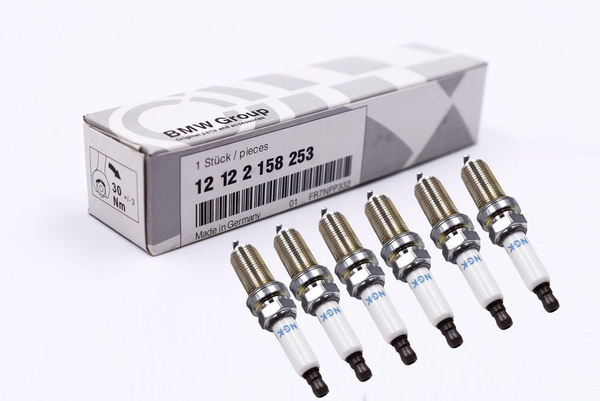 Комплект свечей зажигания BMW 12122158253(6шт) - купить по выгодным ...