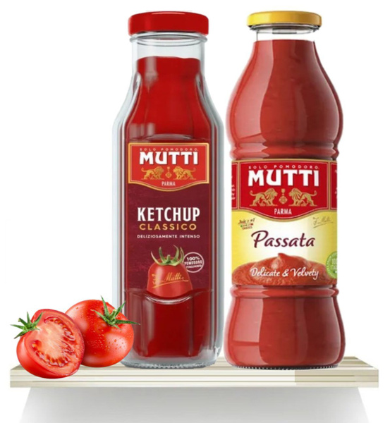 Кетчуп Mutti томатный классический/ Томаты протертые 2шт Италия купить ...