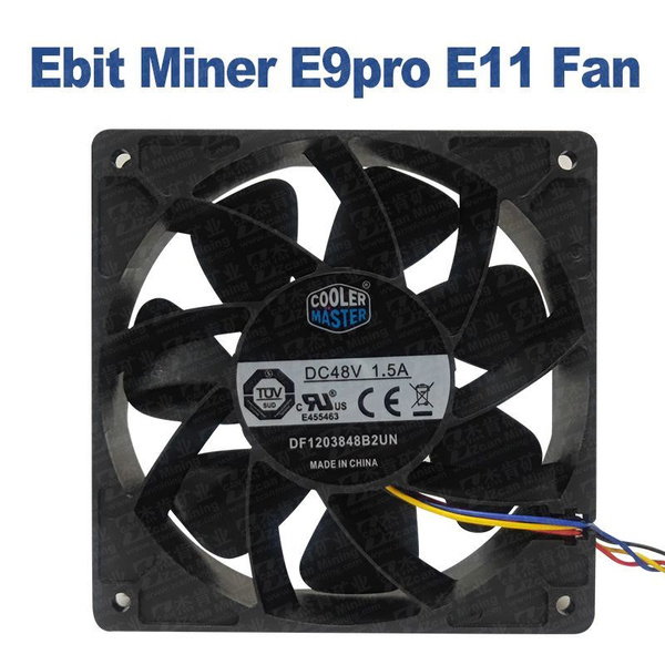 Ebit Miner E9pro E11 вентилятор 48V 12038 охлаждающий вентилятор 2x2Pin - купить кулер по ...