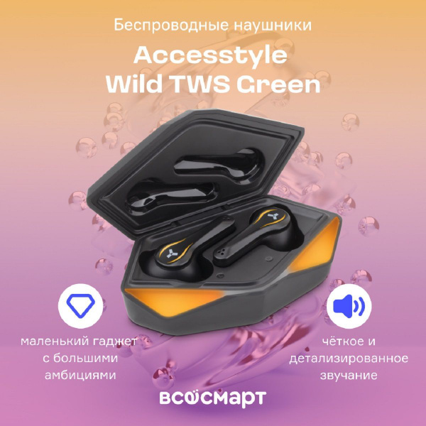 Наушники Внутриканальные AccesStyle Wild TWS - купить по доступным ...