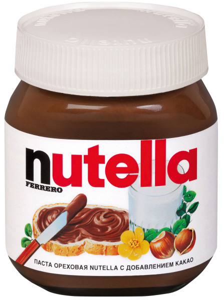 Паста шоколадная Нутелла ореховая Ферреро с/б, 350 г (в заказе 1 штука ...