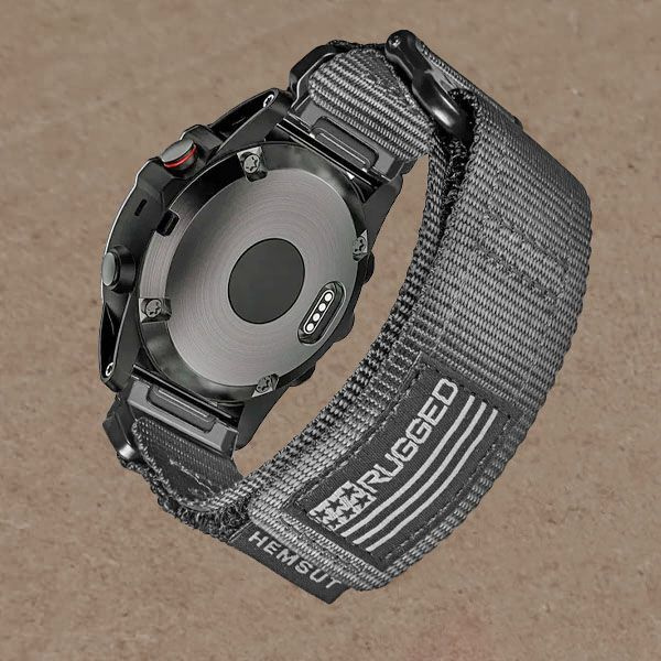 Нейлоновый ремешок 26 мм Hemsut Rugged для Garmin (циферблат 51мм ...