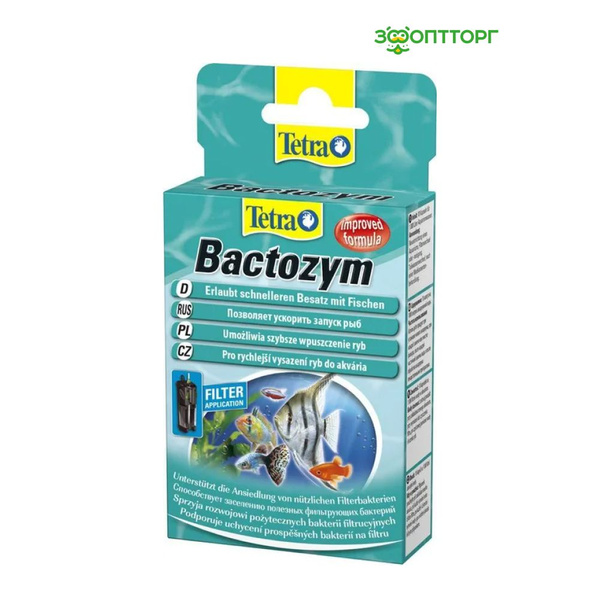 Tetra Bactozym средство для биологического запуска аквариума (капсулы ...
