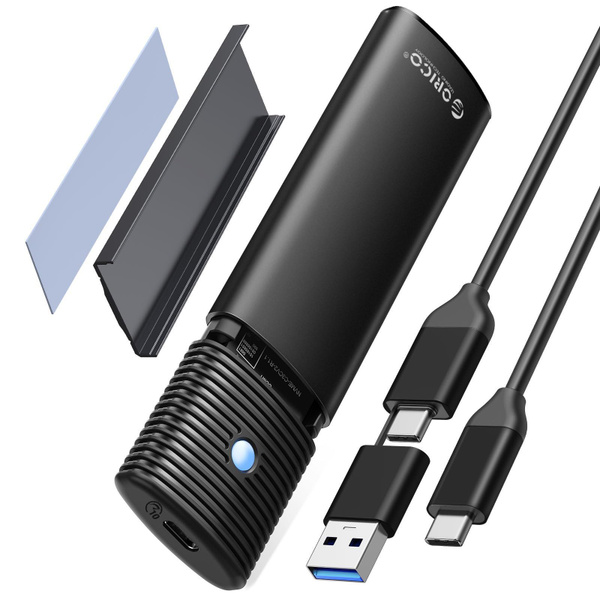 ORICO M.2 NVMe/SATA Dual Protocol Hard Drive Enclosure, без инструментов, USB C 3.2 10Gbps NVMe ...