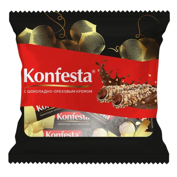 Конфеты глазированные "KONFESTA" c вафельной крошкой и шоколадно ...