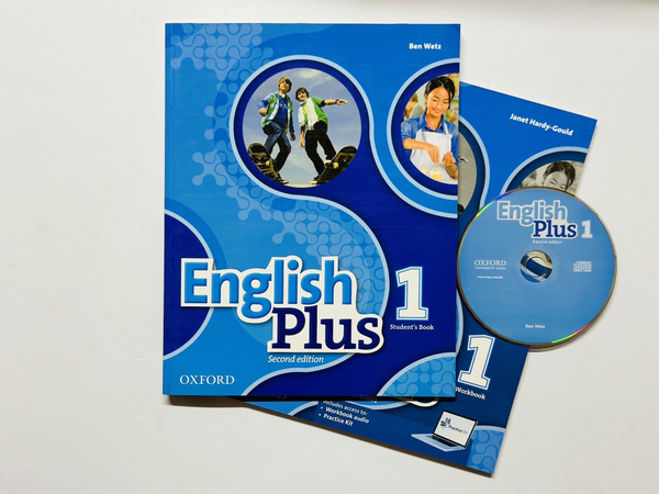 English Plus 1 Second Edition(Второе Издание): Student's Book + Workbook + CD - купить с ...