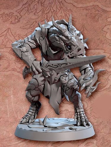 Драконорождённый Колдун (Людоящер, Dragonborn) класс: Паладин, Воин ...