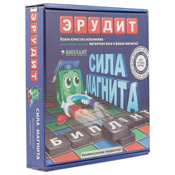БИПЛАНТ Развивающая игра Эрудит "Сила магнита" 10001 - купить с ...