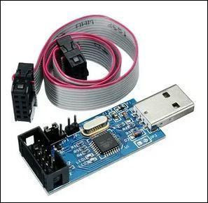 Программатор USB ASP USB ISP AVR с кабелем, встроенный чип, ATMEGA8L ...