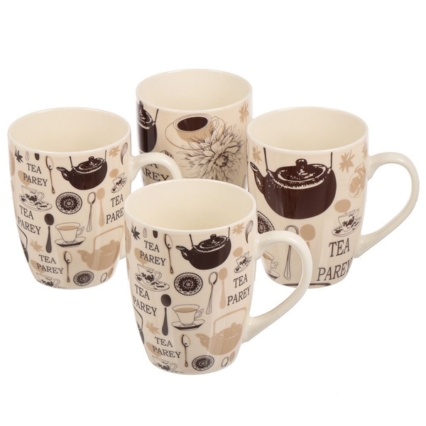 Набор кружек DANIKS "Надписи", 325 мл - купить по доступным ценам в интернет-магазине OZON ...