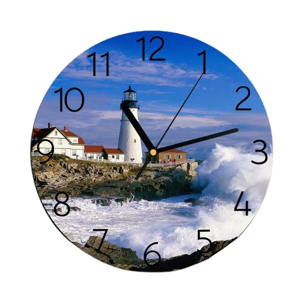 Настенные часы 10 дюймов бесшумные не тикающие украшение для кухни винтажные декоративные