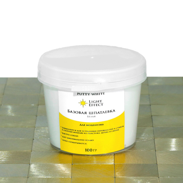 Шпатлевка белая putty white для моделизма, диорам, для макетов и ...