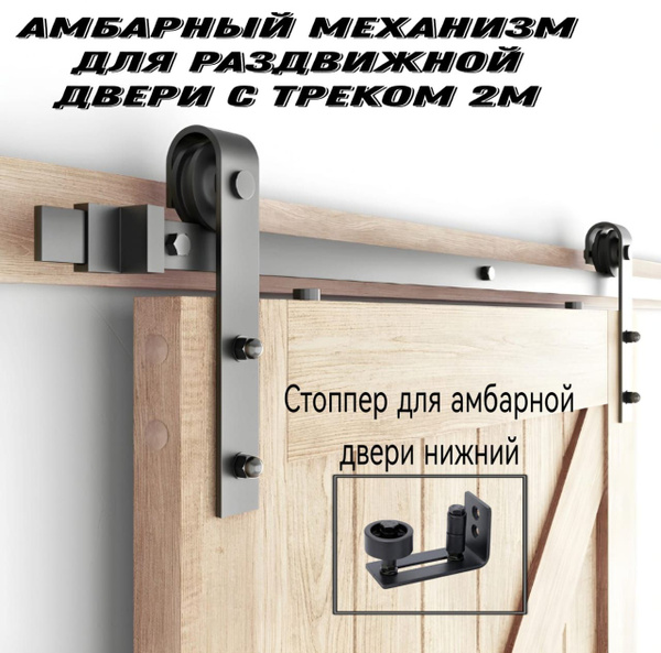 Раздвижная система ЛОФТ - 2 метра с напольной направляющей купить по ...