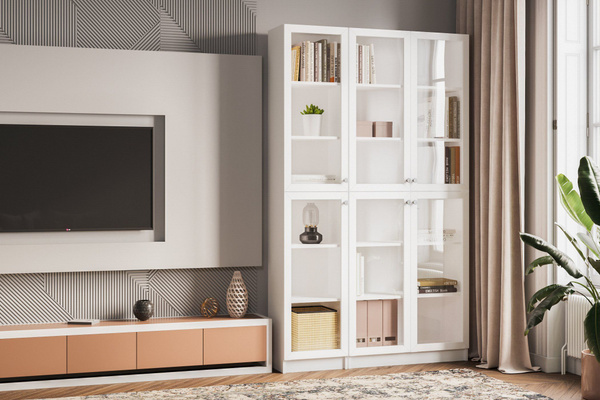Шкаф книжный Mebelland24 Billy Икеа 111, 120x30x202 см - купить по ...