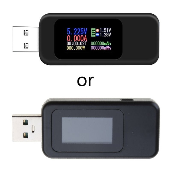 USB-тестер Цифровой измеритель мощности, Мультиметр, монитор тока и ...